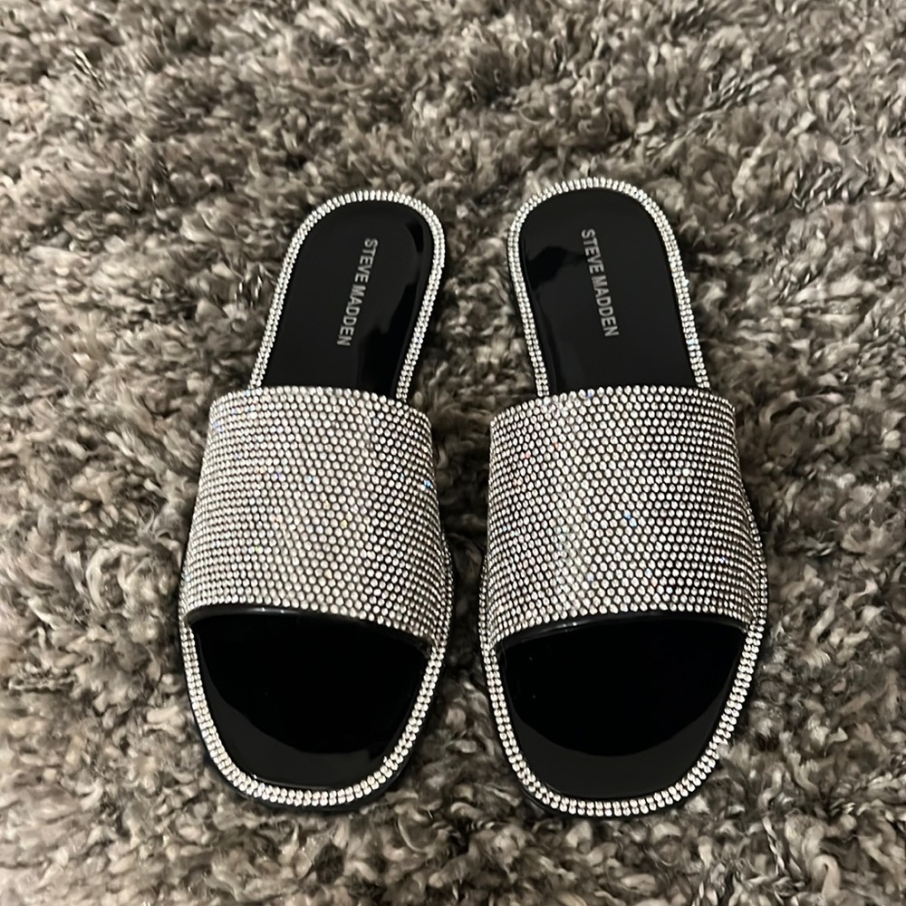 Steve Madden Jocelyn Rhinestone Sandals - Gem